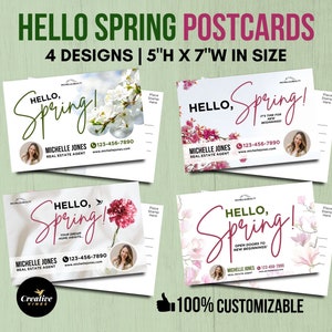 Real Estate Happy Easter Postcard, Hello Spring Greetings, Farming ...