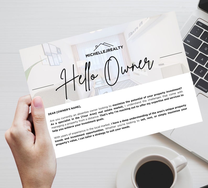 Real Estate Absentee Owner Postcard Absentee Postcard Real Estate ...