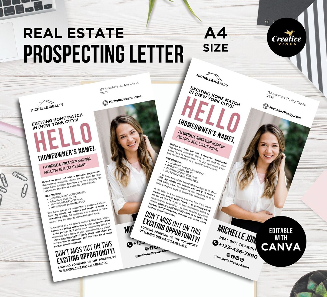 Real Estate Introduction Flyer Hello Neighbor Real Estate Real Estate ...