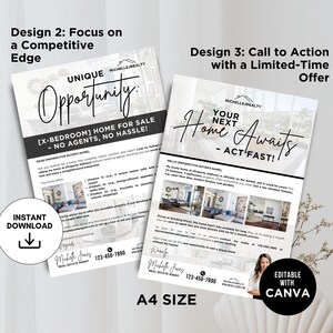 FSBO for Sale by Owner Letter Flyers Real Estate Farming Flyers ...