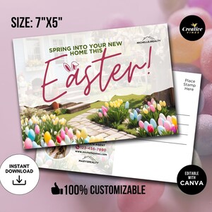 Real Estate Happy Easter Postcard Happy Easter Real Estate Postcard ...
