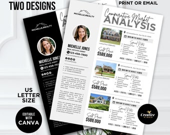 Comparative Market Analysis Flyer CMA Handout Real Estate CMA Flyer ...