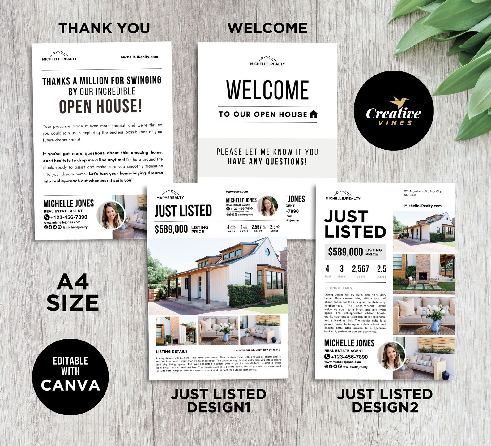 OPEN HOUSE BUNDLE Sign in Sheet, Welcome Sign, Feedback Form Open House ...
