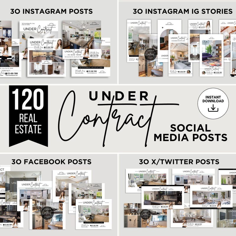 Under Contract Template - Etsy