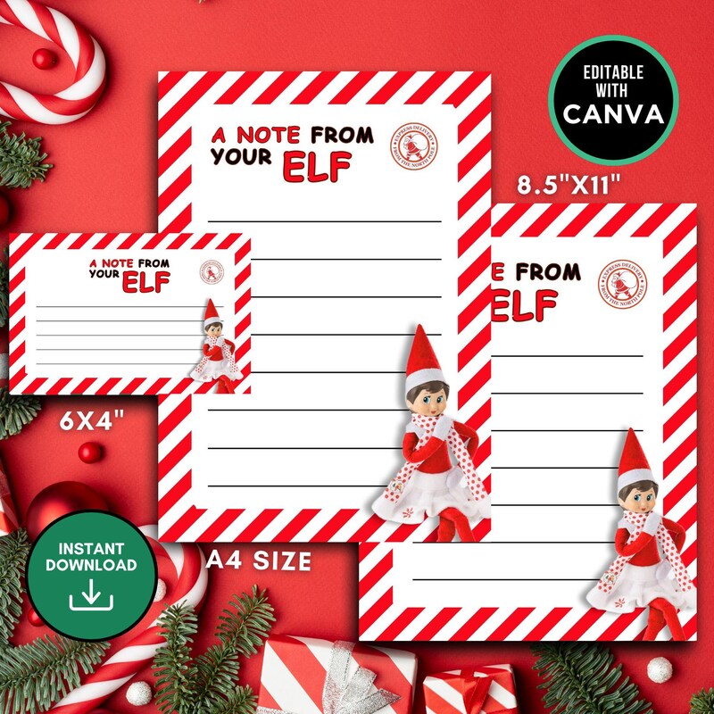 Elf Notes - Etsy