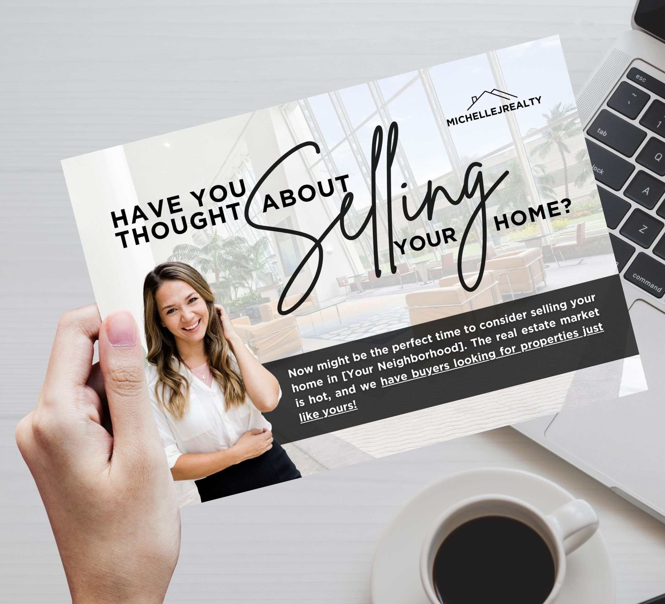 Thinking About Selling Your Home Postcard, Prospecting Postcard, Real ...