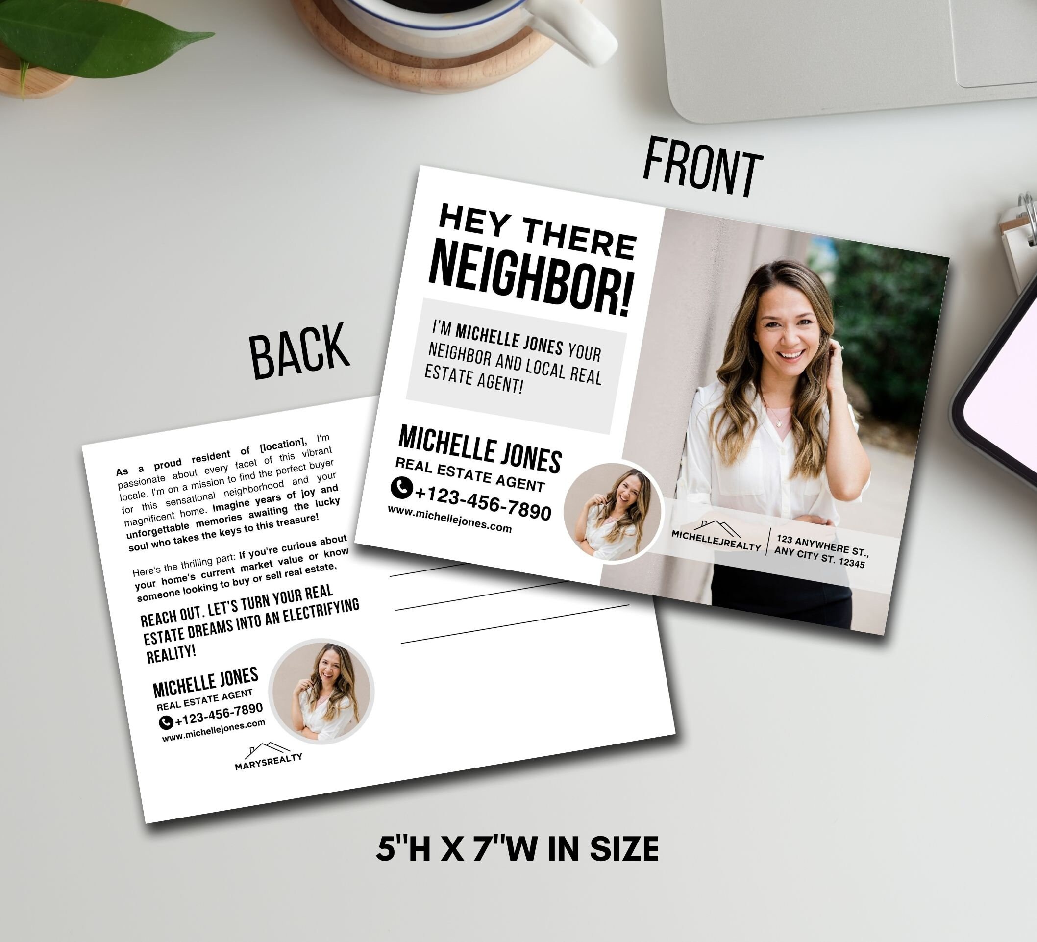 Hello Neighbor, Real Estate Postcard Marketing to Neighborhood, Hello ...