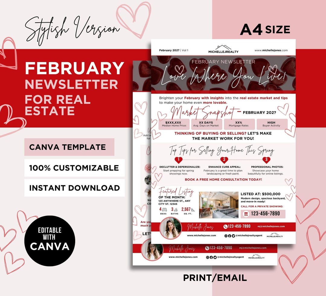 2026 Real Estate February Newsletter February Real Estate Flyer ...