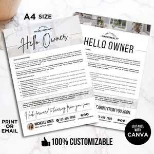 Absentee Letter Absentee Owner Letter Real Estate Letter Template Real ...