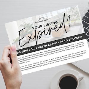 Expired Listing Postcard, Listing Expired, Real Estate Marketing, Real ...