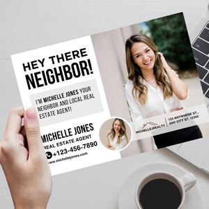 Hello Neighbor, Real Estate Postcard Marketing to Neighborhood, Hello ...