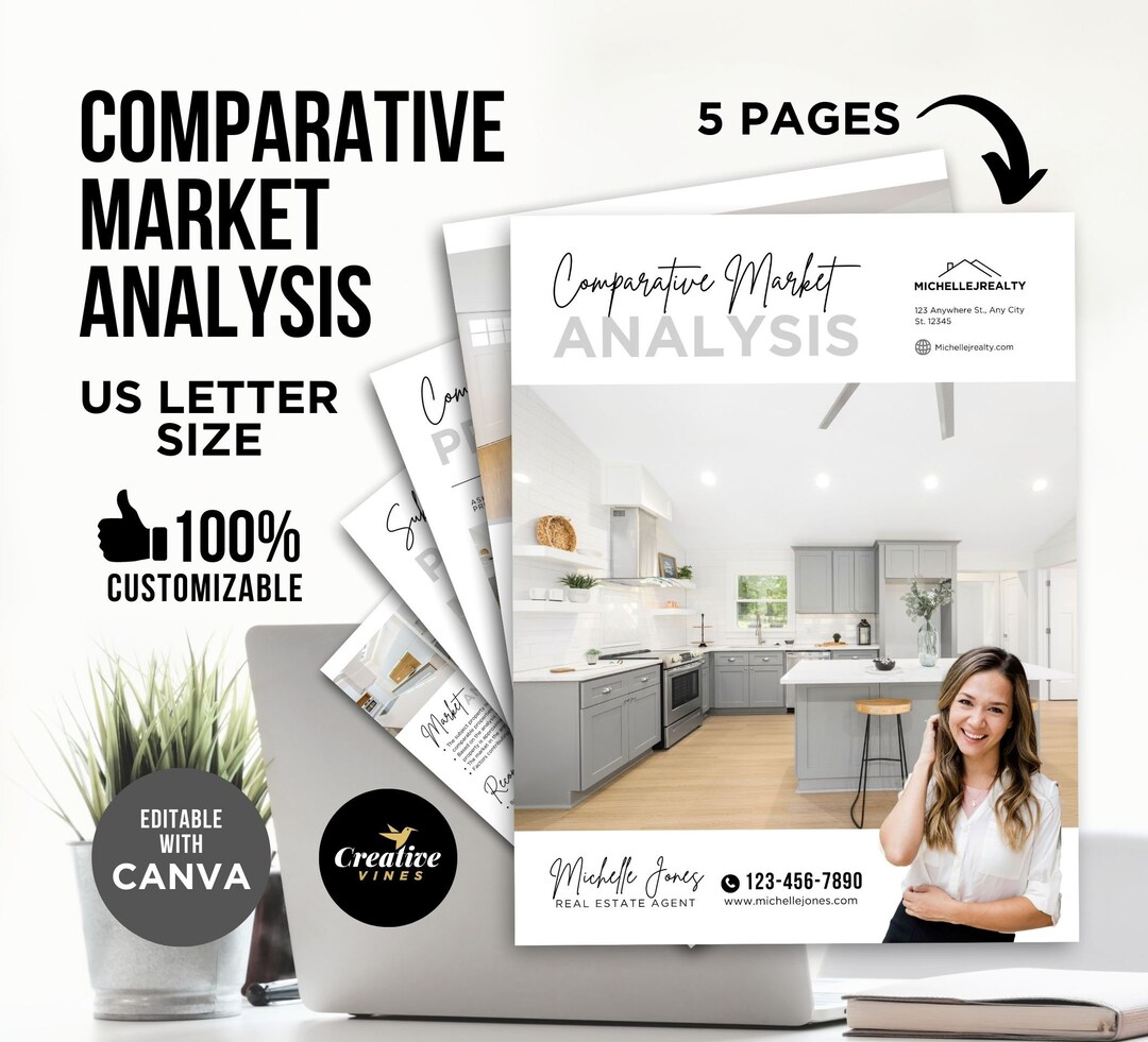 Comparative Market Analysis Real Estate CMA Packet Real Estate CMA