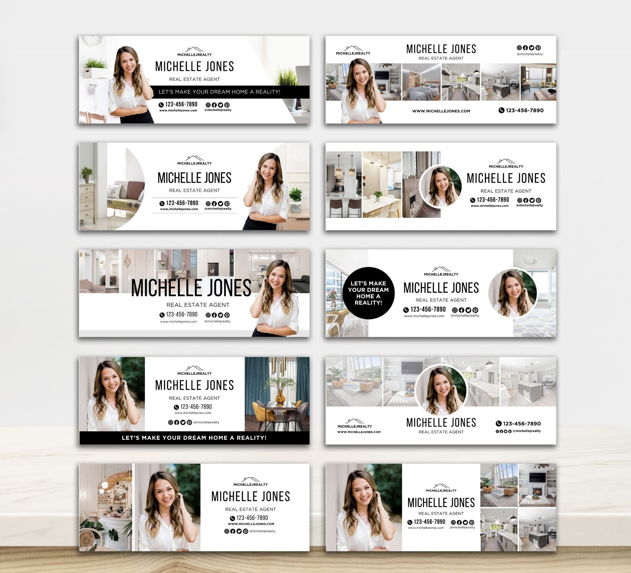 Modern Real Estate Facebook Cover, Minimalist Real Estate Template ...