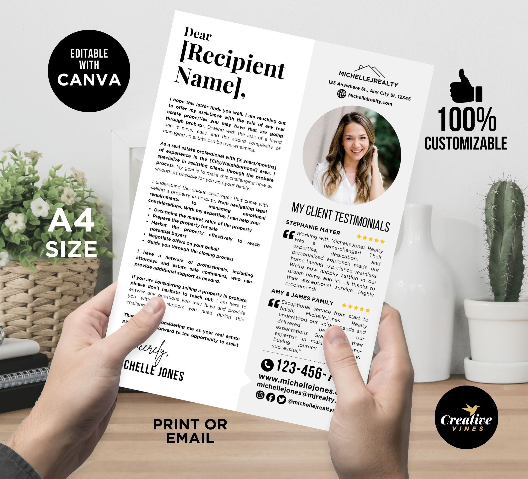 Real Estate Probate Letter, Probate Prospecting Letter, Inheritance ...