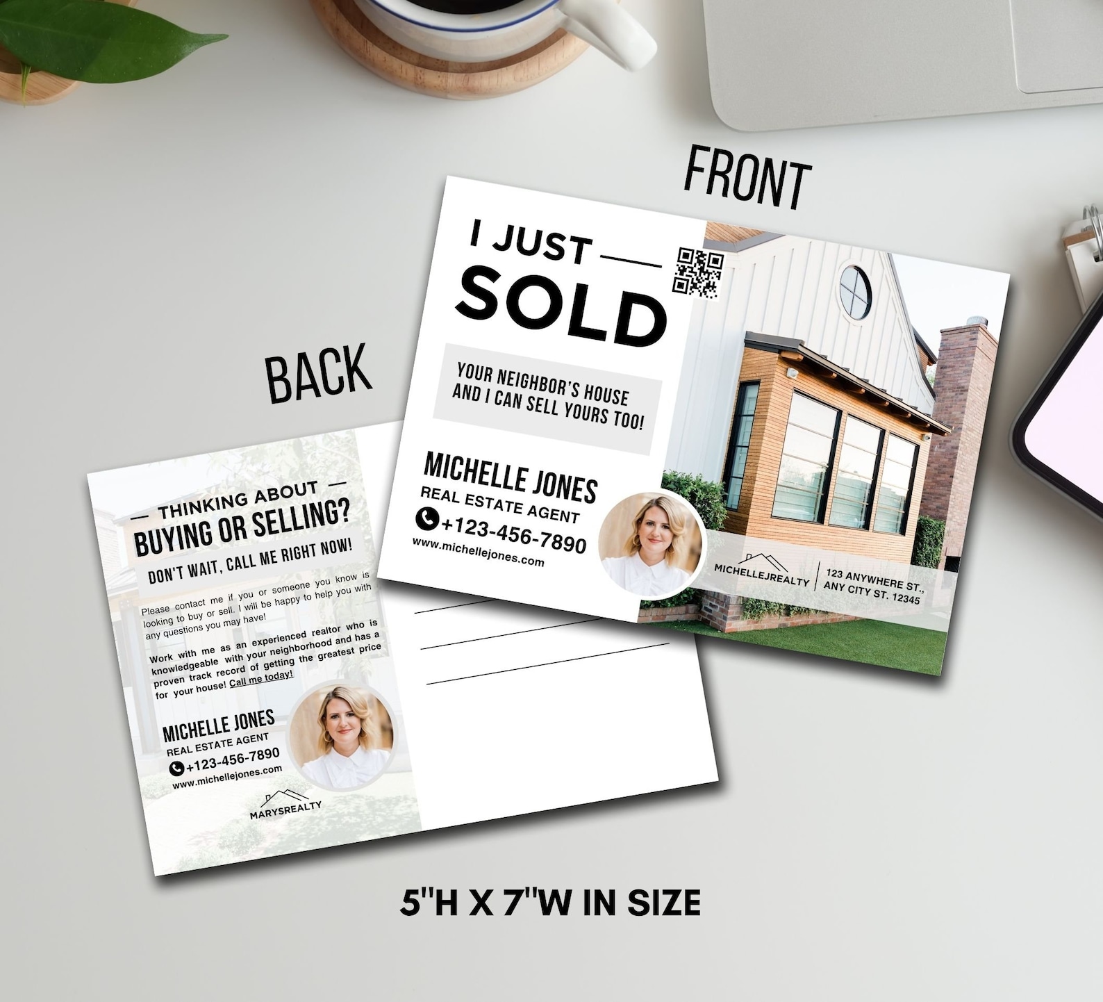I Just Sold Your Neighbors House, Real Estate Just Sold Postcard, Real ...