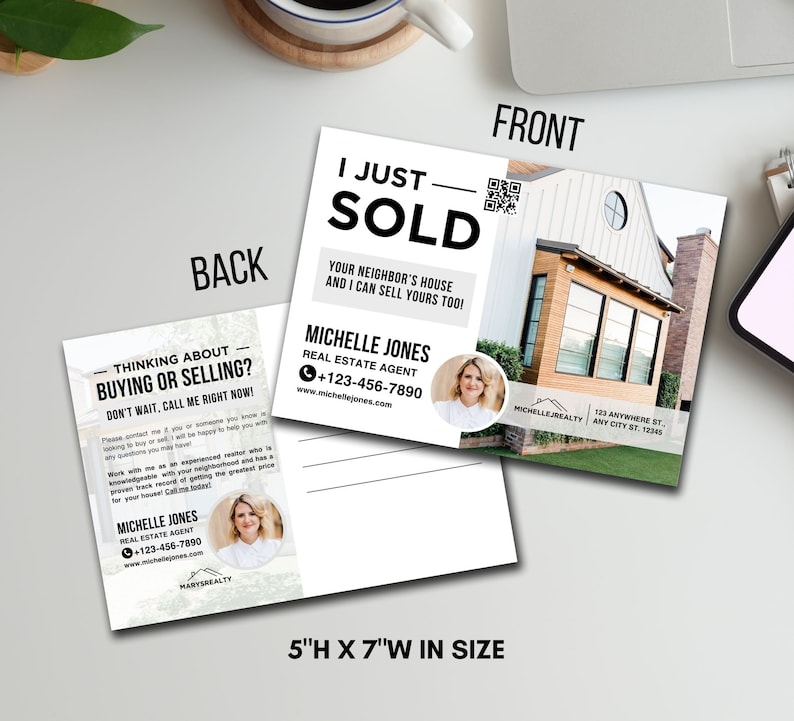 I Just Sold Your Neighbors House, Real Estate Just Sold Postcard, Real ...