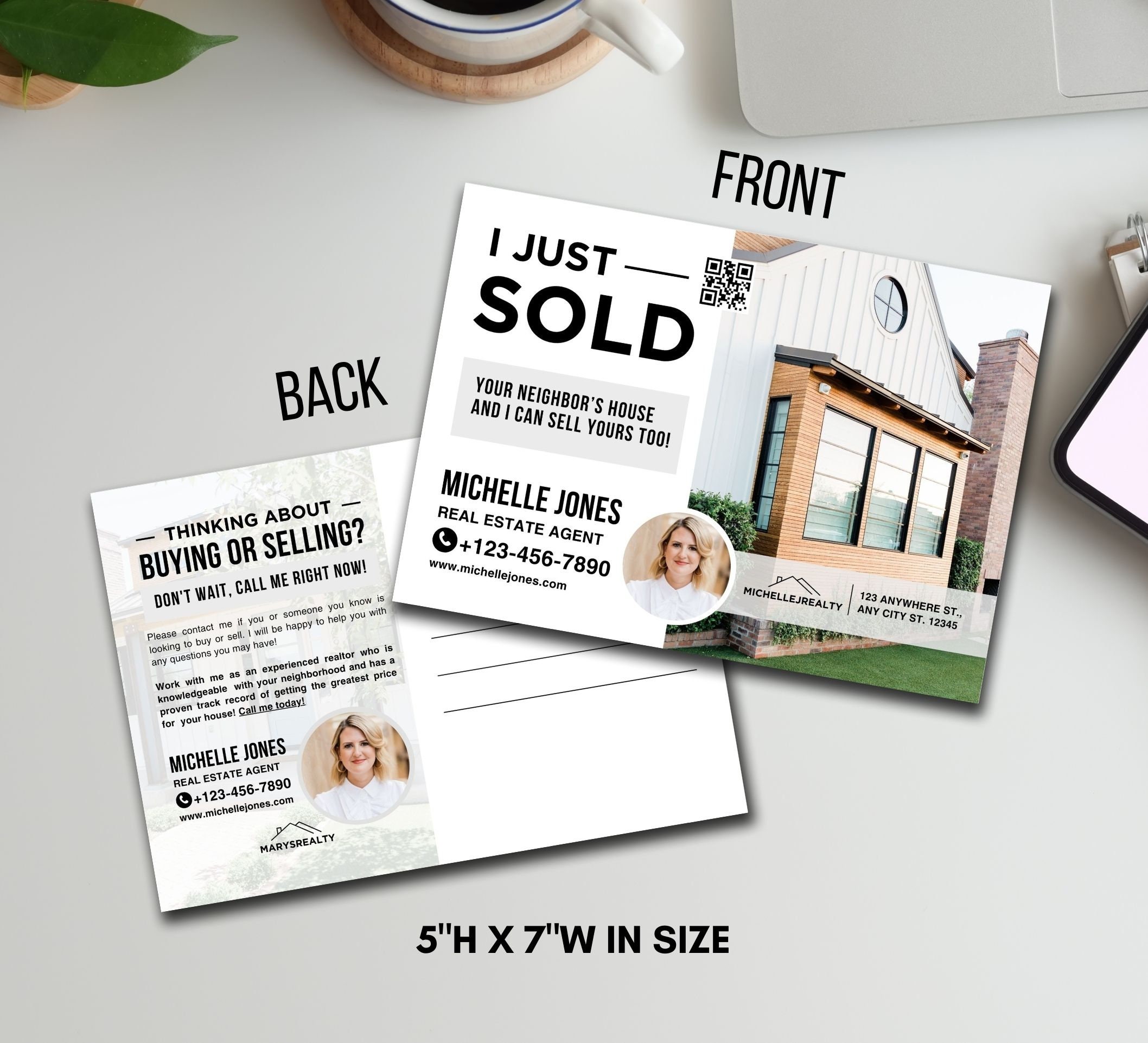 I Just Sold Your Neighbors House, Real Estate Just Sold Postcard, Real ...