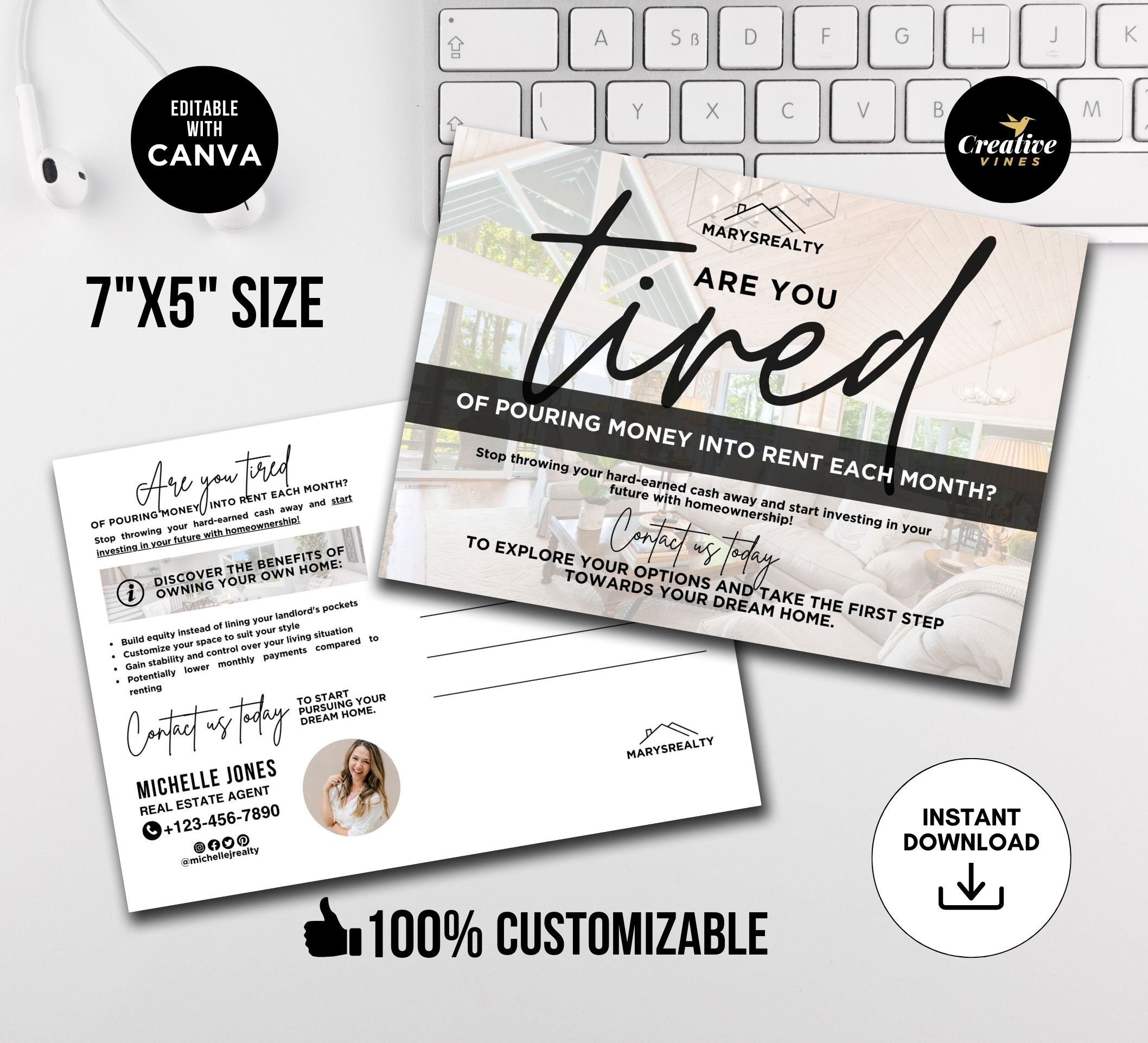 Real Estate Farming Postcard Bundle Prospecting Postcard Bundle Lead ...