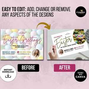 Real Estate Happy Easter Postcard, Hello Spring Greetings, Farming ...