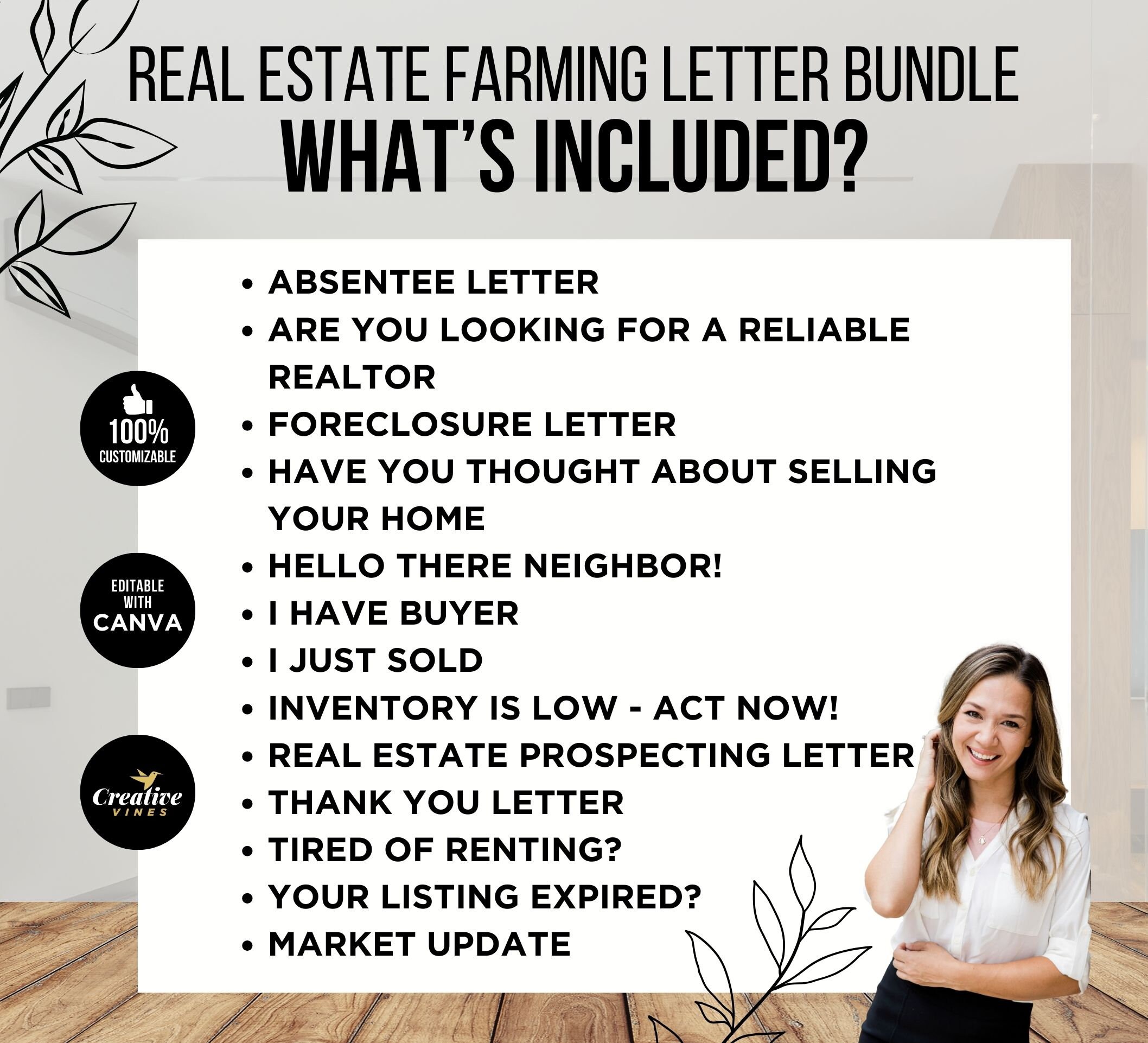 Real Estate Marketing Letter Bundle Real Estate Marketing Template ...
