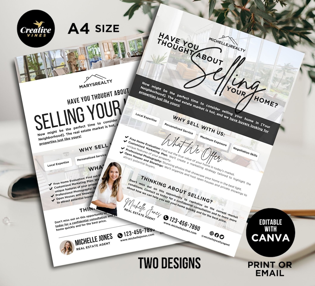 Thinking of Selling Flyer Have You Thought About Selling Your Home ...
