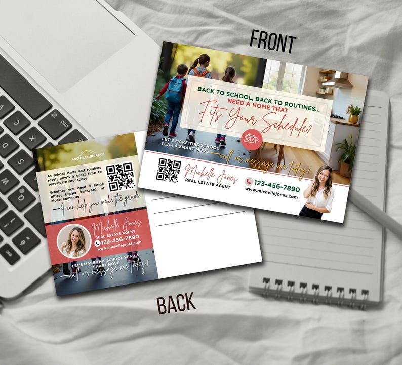 Real Estate Back to School Postcard Real Estate Back to School Postcard ...