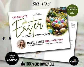 Realtor Spring Postcard, Spring Pop By, Real Estate Marketing, Realtor ...