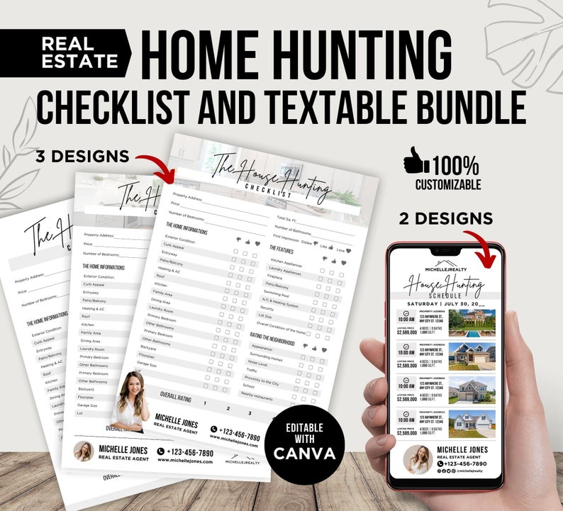 House Hunting Checklist, Home Buyer Checklist Home Hunting, House ...