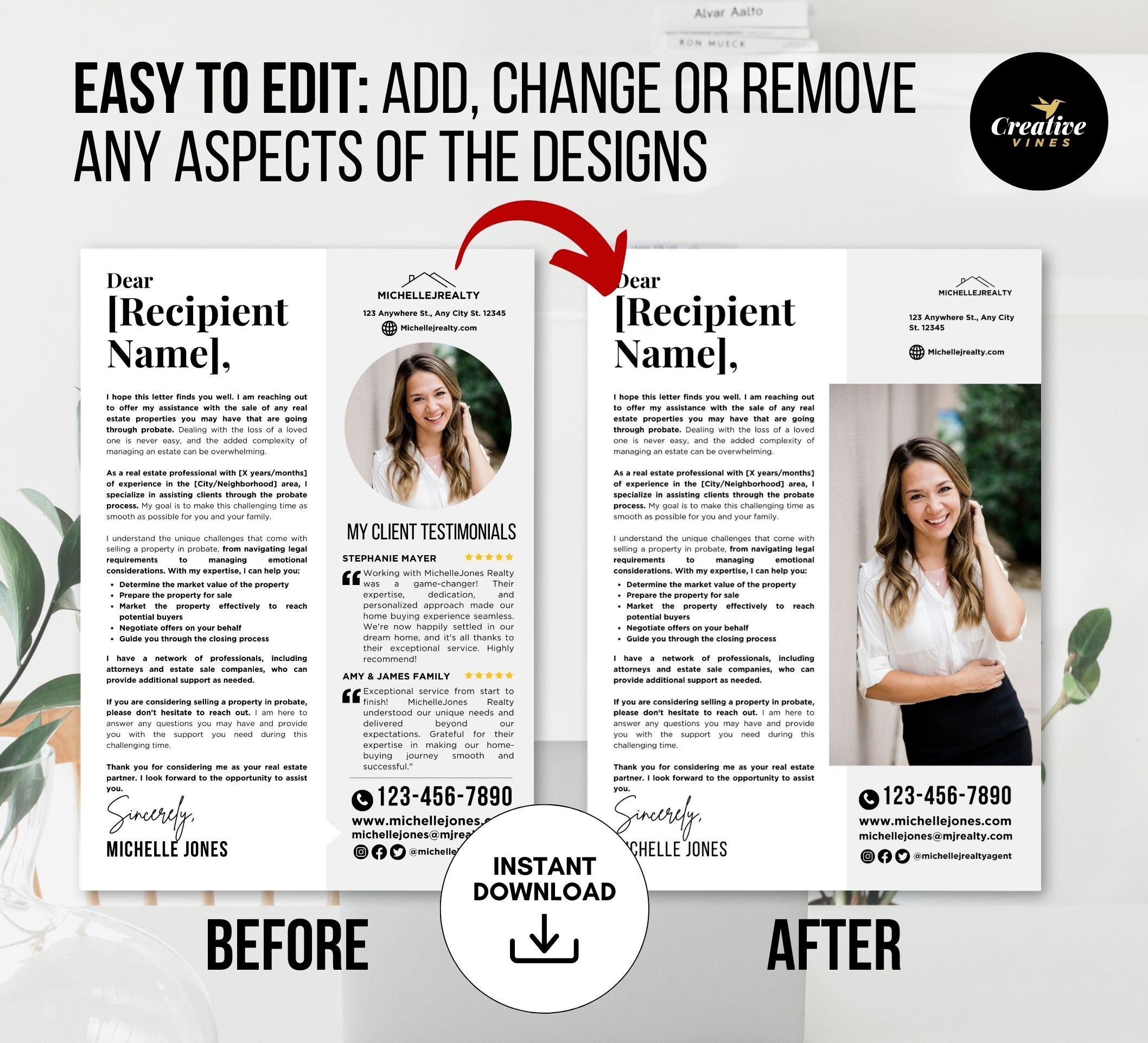 Real Estate Probate Letter, Probate Prospecting Letter, Inheritance ...