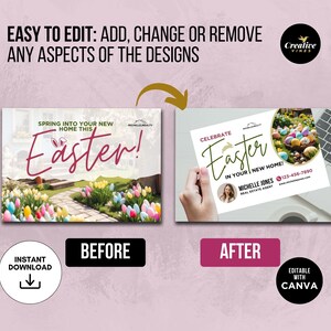 Real Estate Happy Easter Postcard Happy Easter Real Estate Postcard ...