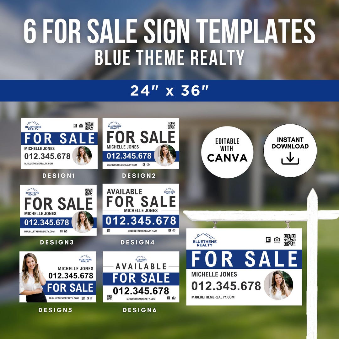 For Sale Yard Sign Real Estate Realtor Yard Signs Realtor for Sale Sign ...