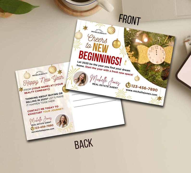 Real Estate New Year Postcard Real Estate Happy New Year Postcard Happy ...