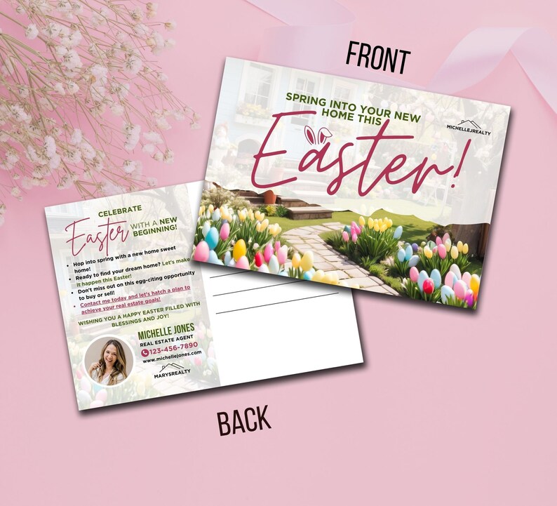 Real Estate Happy Easter Postcard Happy Easter Real Estate Postcard ...