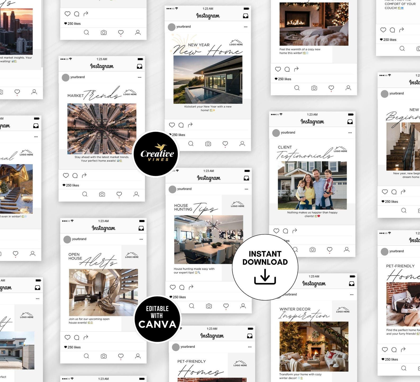 2026 January Real Estate Agent Social Media Posts With Captions and ...