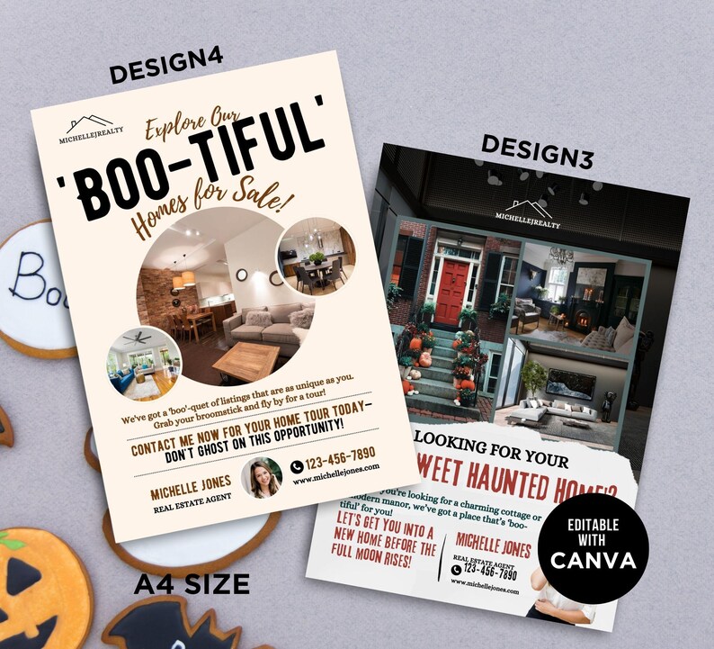 Halloween Real Estate Flyer Bundle Trick or Treat Flyer Real Estate ...