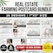 Real Estate Farming Postcard Bundle Prospecting Postcard Bundle Lead ...