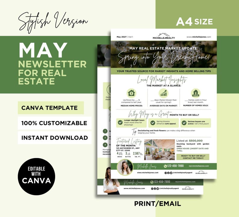 2026 Real Estate May Newsletter May Real Estate Newsletter Flyer Real ...