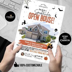 Halloween Real Estate Flyer Bundle Trick or Treat Flyer Real Estate ...