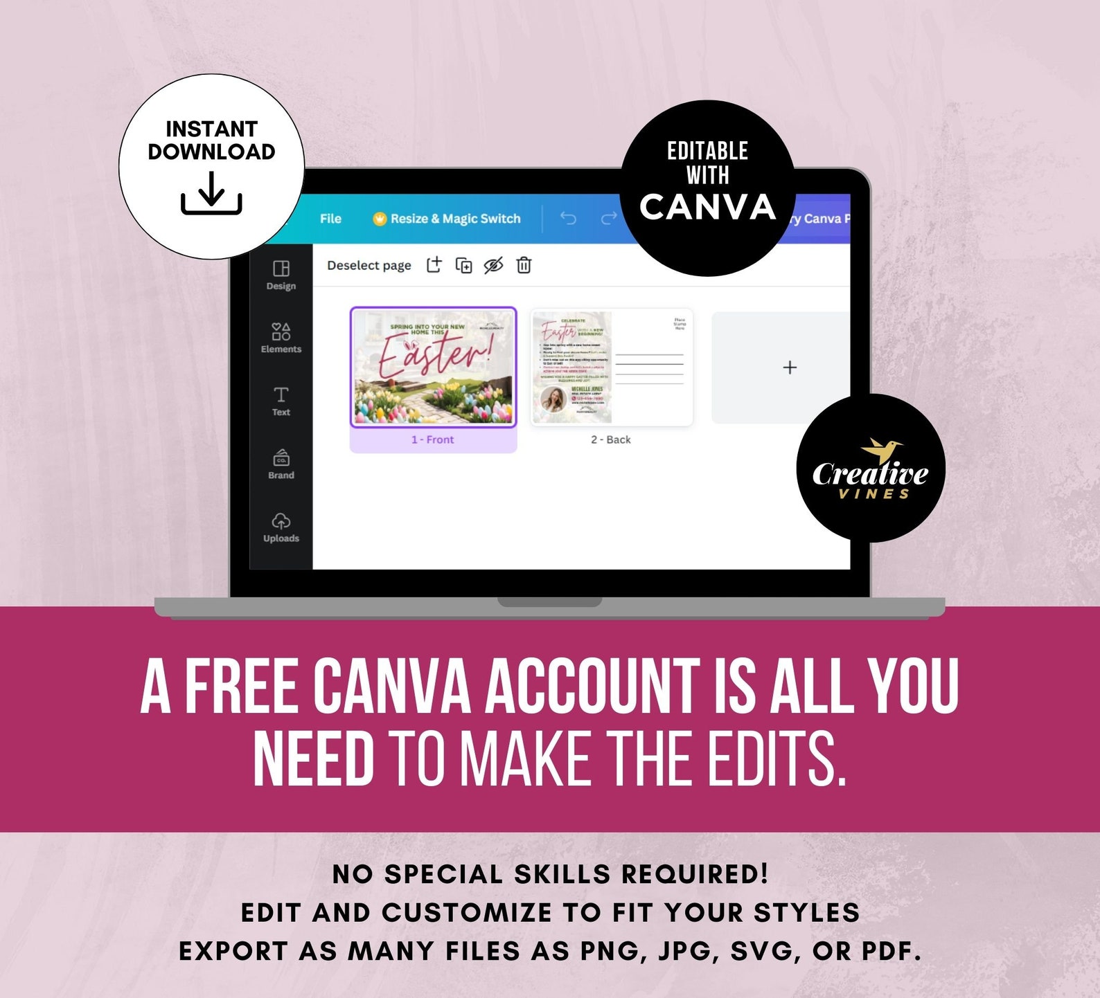 Real Estate Happy Easter Postcard Happy Easter Real Estate Postcard ...