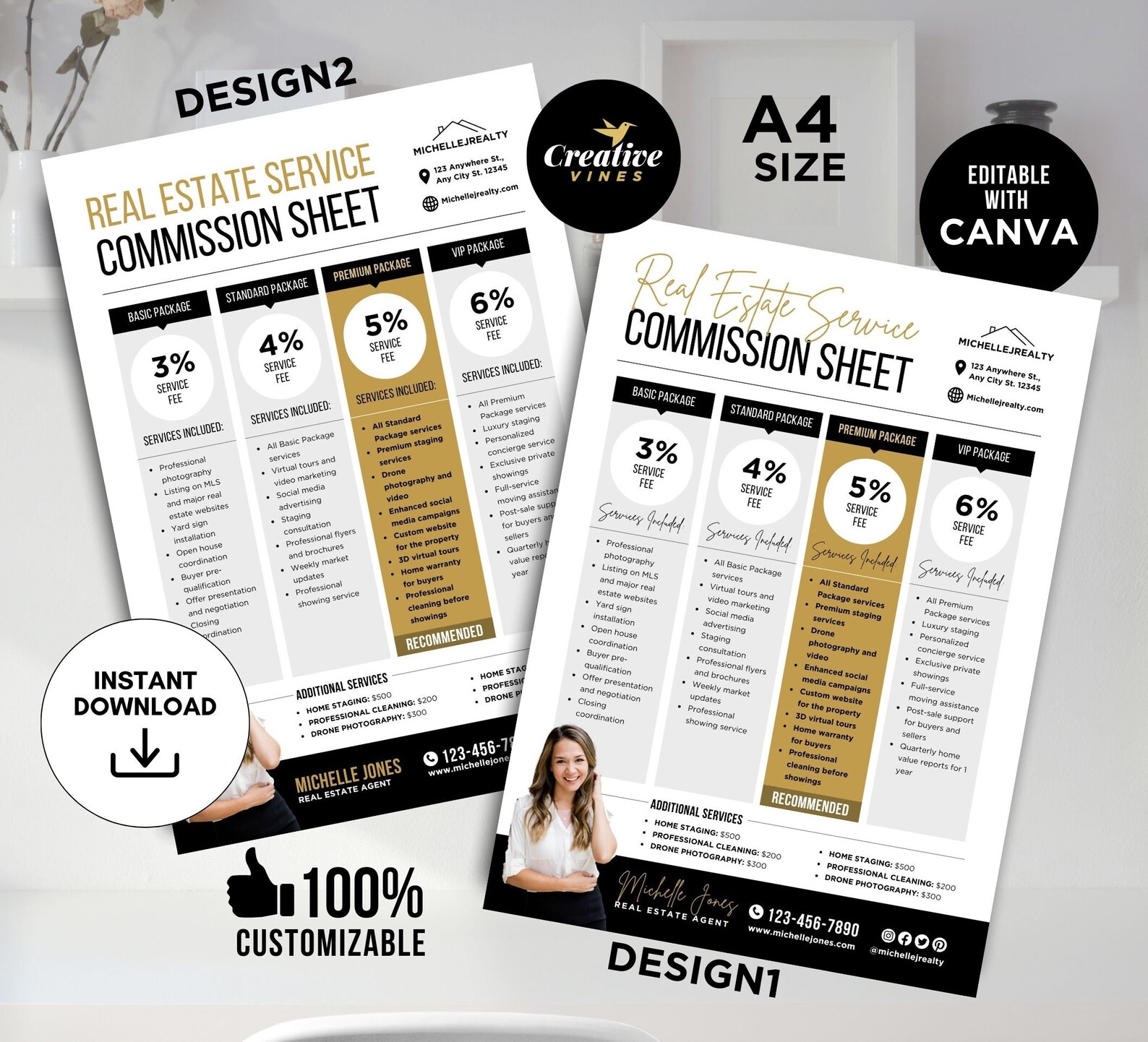 Real Estate Commission Template Real Estate Commission Sheet Real ...