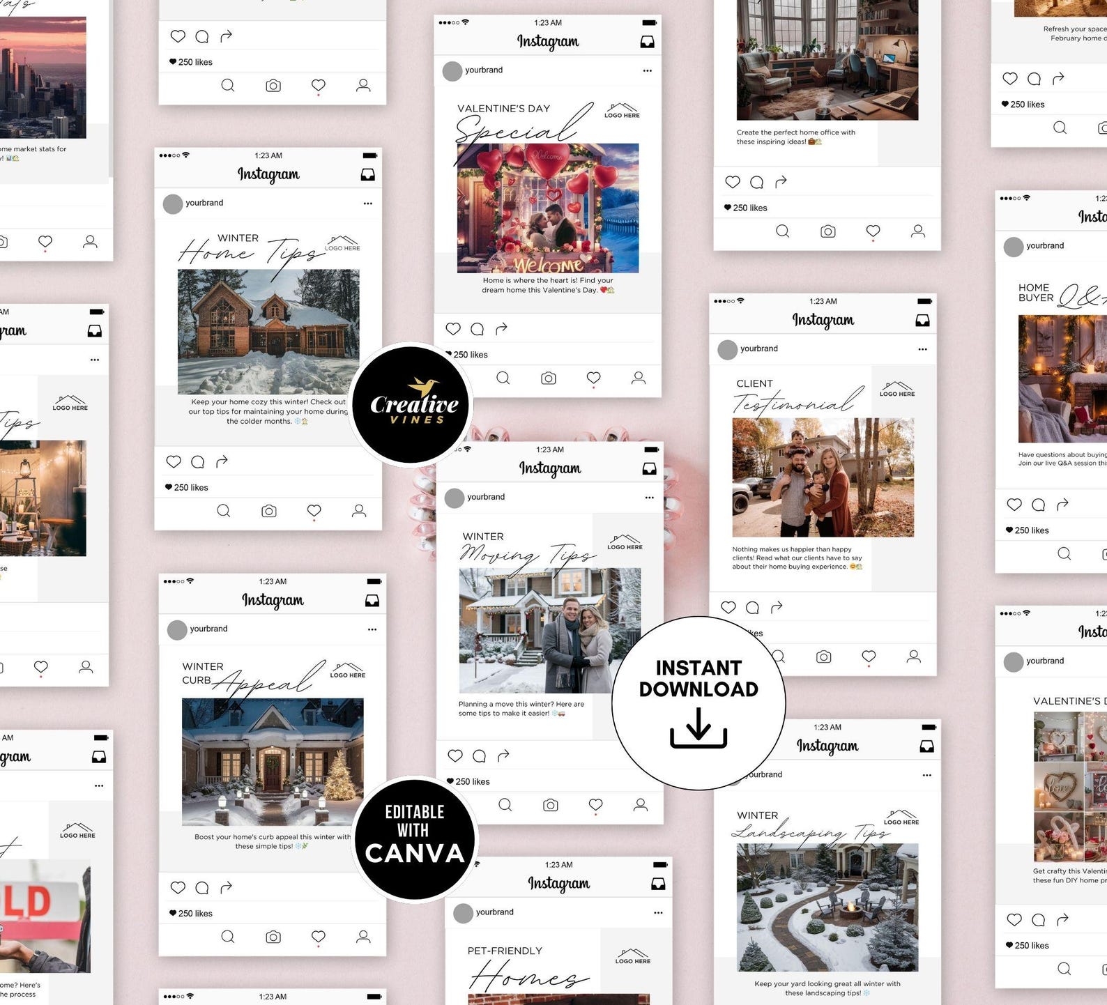 2026 February Real Estate Agent Social Media Posts With Captions and ...
