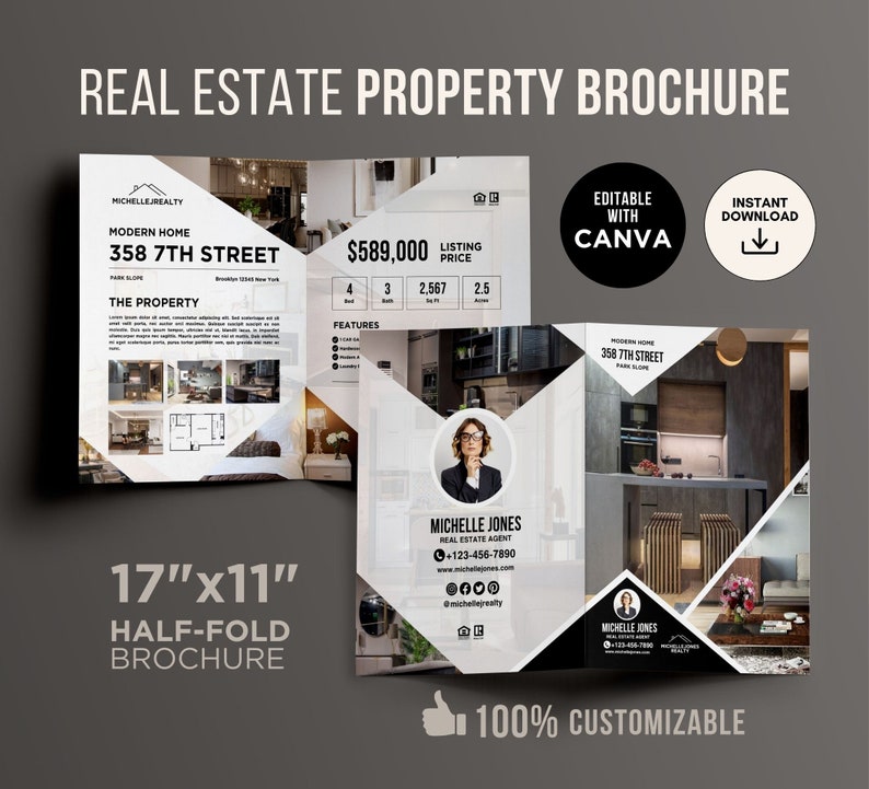 Real Estate Property Brochure Real Estate Brochure, Real Estate Listing ...