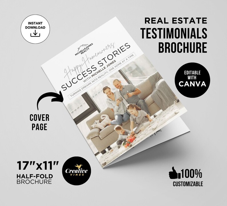 Real Estate Client Testimonials Brochure Real Estate Marketing Client ...