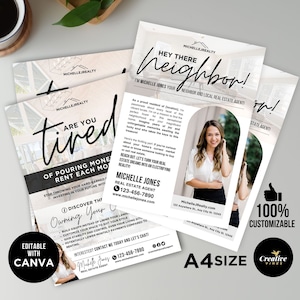 Real Estate Prospecting Letter, Prospecting Letter Bundle, Real Estate ...