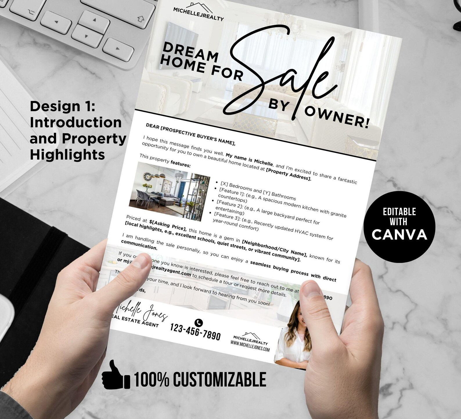 FSBO for Sale by Owner Letter Flyers Real Estate Farming Flyers ...