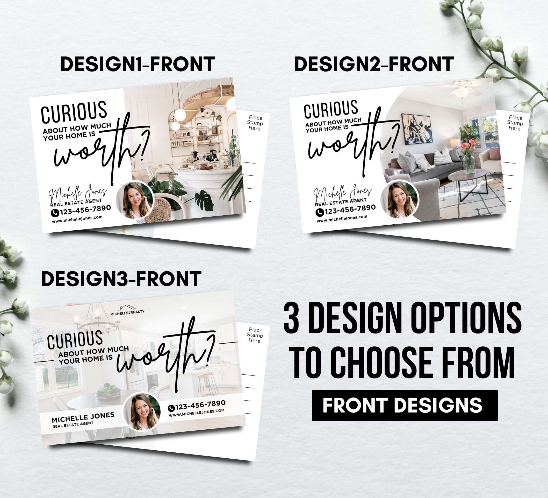 Home Value Postcard Real Estate Marketing Postcard Home Value Realtor ...