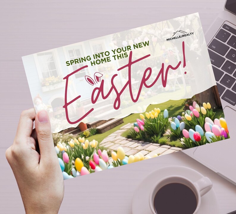 Real Estate Happy Easter Postcard Happy Easter Real Estate Postcard ...