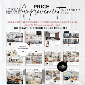 120 Price Improvement Social Media Posts Real Estate Price Reduction ...