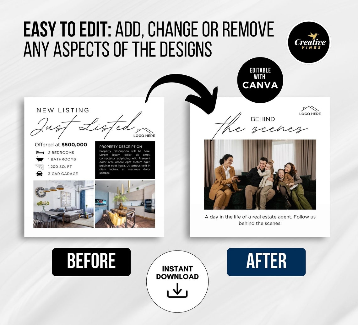 August Real Estate Agent Social Media Posts, Real Estate Instagram Post ...