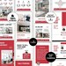 Red Theme Realty Instagram Post Real Estate Instagram Stories Instagram ...